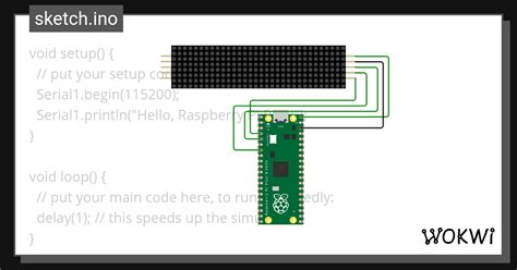 Scrolling Text And Animation Wokwi Esp32 Stm32 Arduino Simulator