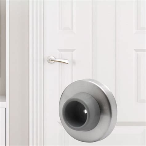 Goodhd 2 Pack Concave Wall Door Stop Stainless Steel Wall Protection