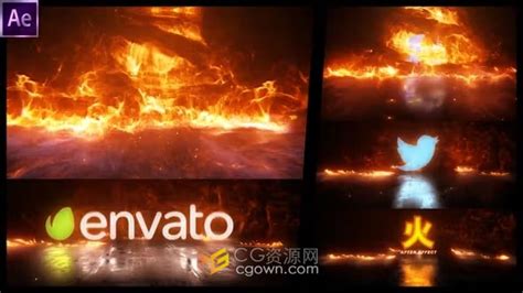 火焰风暴标志揭晓震撼烈焰logo动画 Ae模板 Cg资源网 火焰风暴标志揭晓震撼烈焰logo动画 Ae模板 Cg资源网
