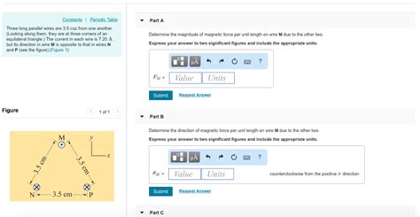 solved constants periodic table part a three long parallel