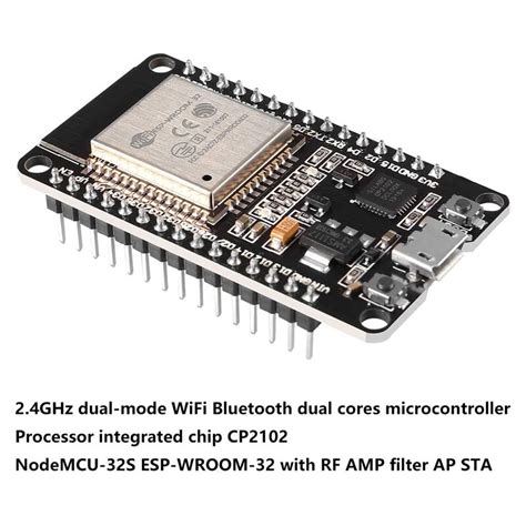 5 Uds Esp32 Esp 32s Placa De Desarrollo Wifi Nodemcu 32s Microcontrolador Procesador Chip