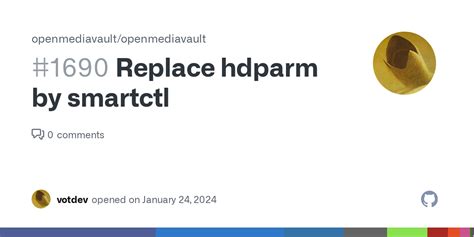 replace hdparm by smartctl · issue 1690 · openmediavault
