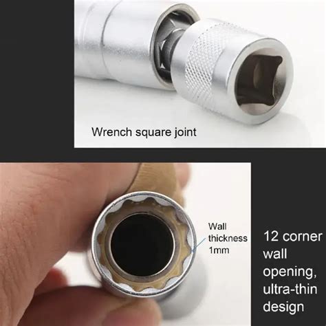 Spark Plug Removal Tool Socket Wrench 12 Point Magnetic Temu
