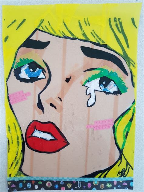 테이프 팝아트 팝아트 초등 미술 테이프