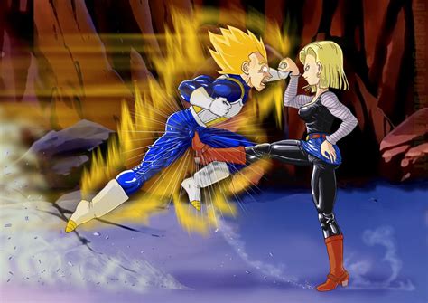 Rule 34 Android 18 Ballbusting Defeated Dragon Ball Dragon Ball Z