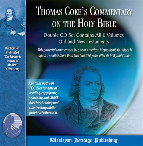 Thomas Cokes Commentary On The Holy Bible Cd