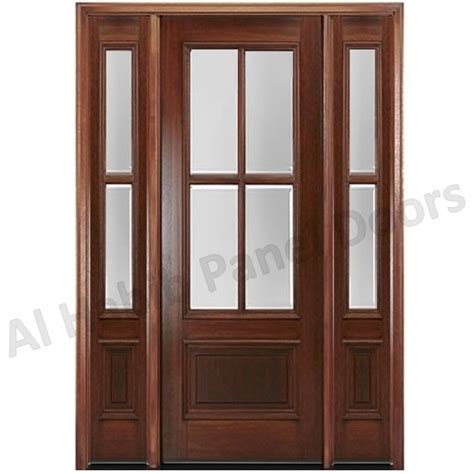 Glass Wooden Door With Frame Hpd480 Glass Panel Doors Al Habib Panel Doors
