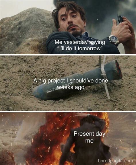30 Relatable Memes For Those Who Procrastinate Like Theres No End Bored Panda