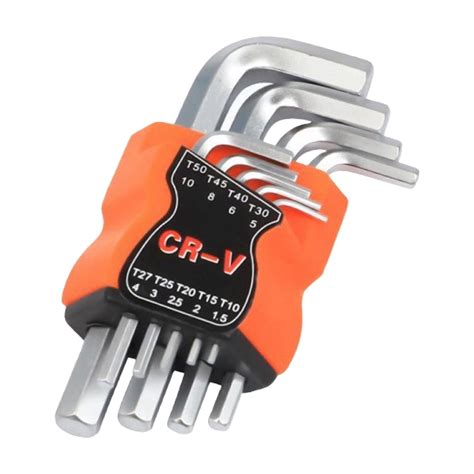 Multipurpose L Type Hexagonal Wrench Set Hexagonal Allen Key With