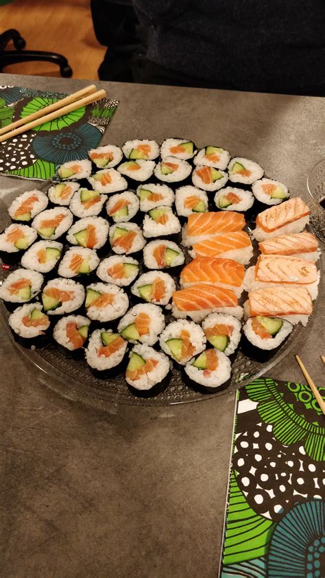 Made Sushi For The First Time And It Went Better Than Expected R Sushi