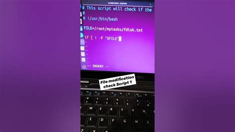 File Modification Check Script 1 Linux Ubuntu Shortsviral Shortvideo Shorts Viral Song