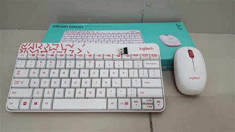 Logitech MK240 Nano Keyboard Mouse Combo Computers Tech Parts Accessories Computer