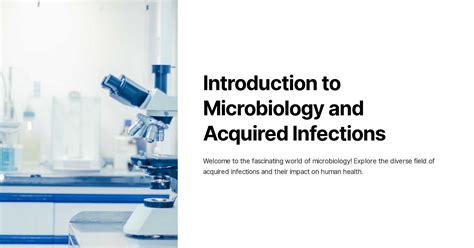 Introduction To Microbiology And Acquired Infections