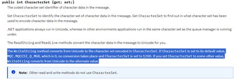 How To Set Ccsid Value To 1208 In Function App When Trying To Push Message To Mq Queue