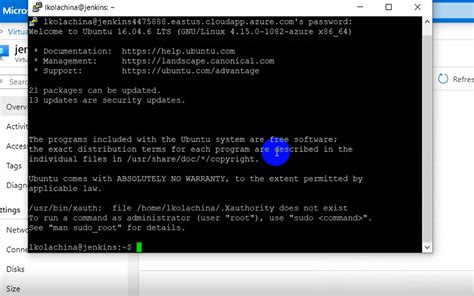 install and configure remote desktop to connect to a linux vm in azure
