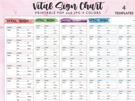 Template Free Printable Vital Signs Flow Sheet Prntblieolayaherrera