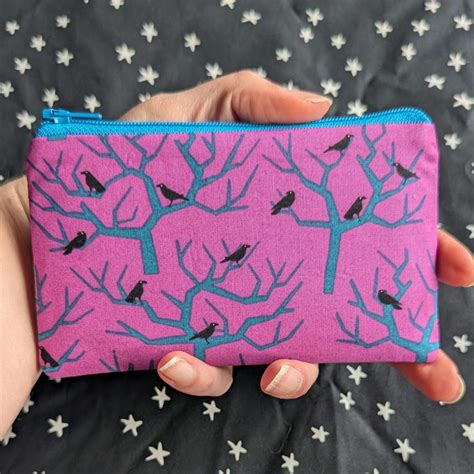 The Birds Zipper Pouch Etsy