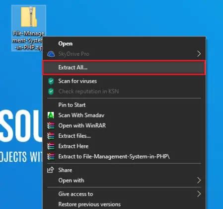 File Management System Project In PHP With Source Code
