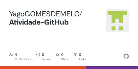 Github Yagogomesdemeloatividade Github