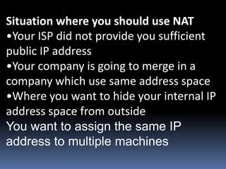 Network Address Translations PPT