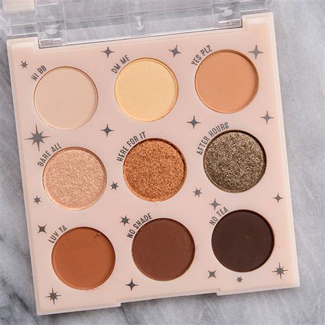 Colourpop Send Nudes Eyeshadow Palette Review And Swatches Fre Mantle