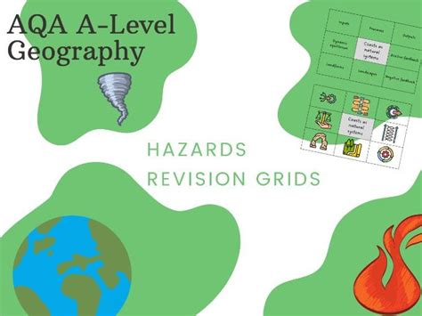 Aqa A Level Geography Paper 1 Revision Grids Teaching Resources
