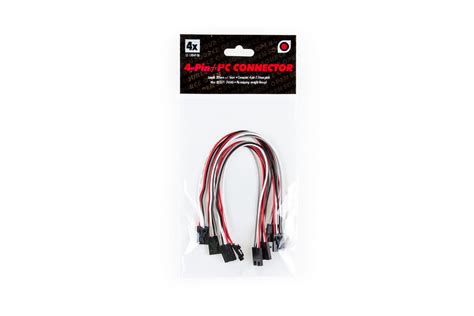 4 Pin I2c Connector 8″ Cable 4 Pack Osepp