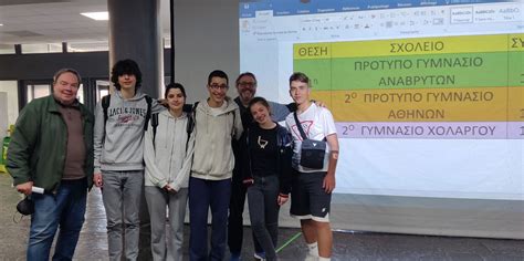 ΣΥΜΜΕΤΟΧΗ ΚΑΙ ΔΙΑΚΡΙΣΕΙΣ ΣΕ ΔΙΑΓΩΝΙΣΜΟΥΣ ΦΥΣΙΚΩΝ ΕΠΙΣΤΗΜΩΝ ~ 2ο Γυμνάσιο Χολαργού
