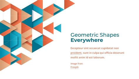 Geometric Shapes Everywhere Html Code Example By Nicepage