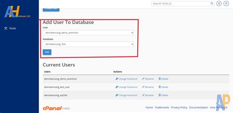 Upload Database Ke Hosting Cpanel Arenpedia