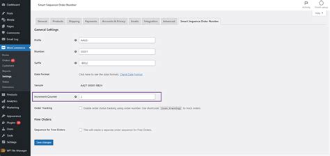 Smart Sequence Order Number Documentation Woocommerce