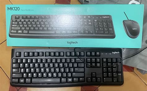 Logiteck Keyboard Mk120 With Mouse Computers And Tech Parts And Accessories Computer Keyboard On