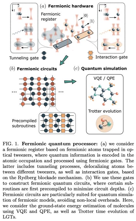 Fermionic Quantum Processing With Programmable Neutral Atom Arrays