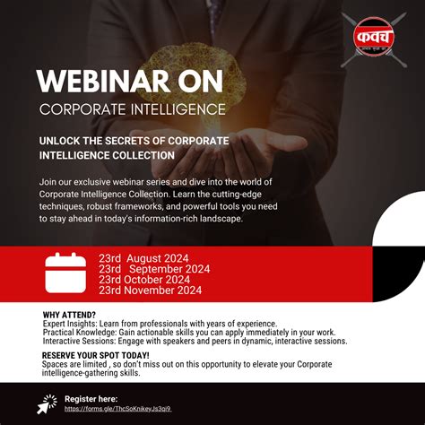 Turn Intelligence Into Opportunity Kawach Corporate Intelligence