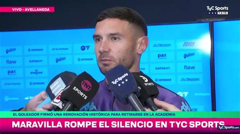 Maravilla Martínez Habló Tras Firmar Su Contrato Récord Con Racing