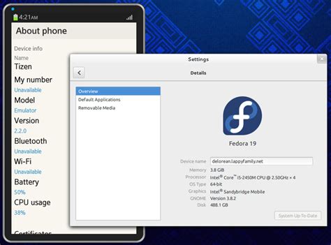 tizen sdk on fedora 19 x64 while not keypressed