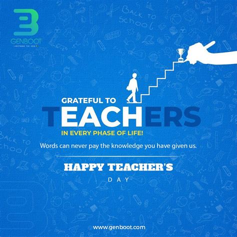 Genboot On Linkedin Teachersday Genboot Education Inspiration