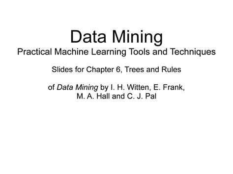 Ppt Understanding Trees And Rules In Data Mining Powerpoint