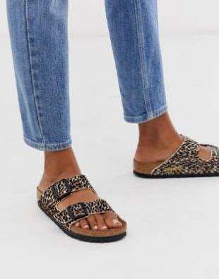 Birkenstock Arizona Sandals In Leopard