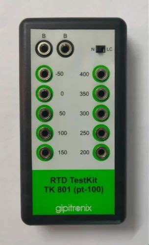 Abs Plastic Rtd Test Kit For Temperature Measurement Model Name Number 801 At Rs 4000 Piece
