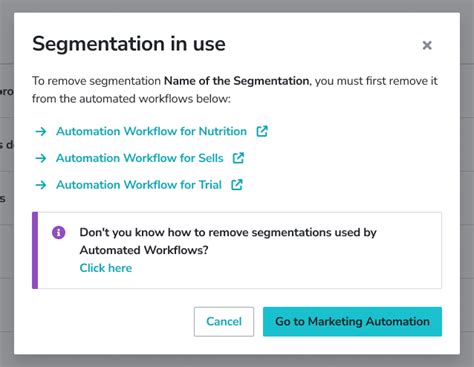 Remove A Segmentation