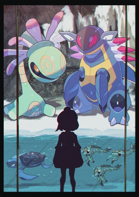 Gloria Cradily Armaldo Anorith And Tirtouga Pokemon And More Drawn By Saiku Zvlku