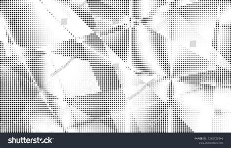 Monochrome Gradient Halftone Dots Background Vector Stock Vector Royalty Free 2292725209
