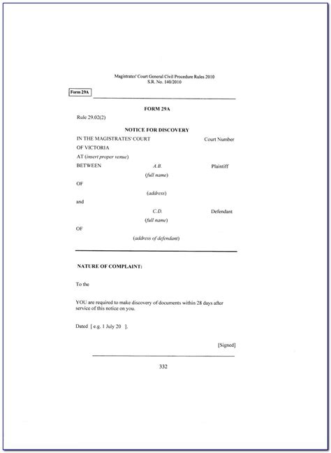 Affidavit Form Queensland Free 2022