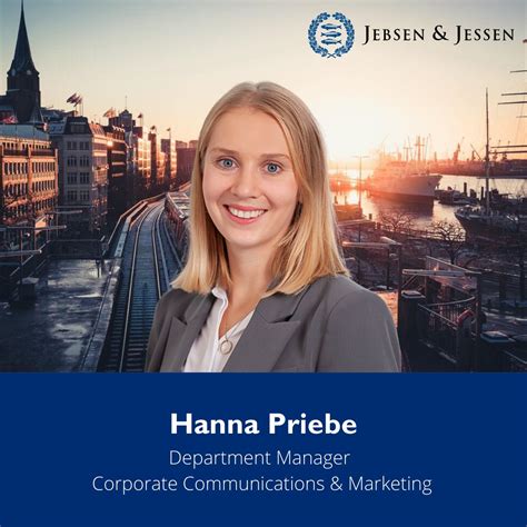 Jebsen And Jessen Hamburg Group On Linkedin Hello Everyone Im Hanna Kristin Priebe Priebe I