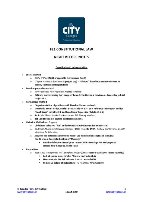 Unenumerated Rights And 8th Amendment Constitutional Law Constitutional Law 261
