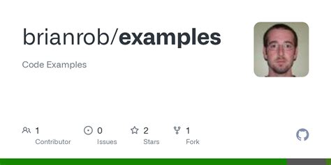 GitHub Brianrob Examples Code Examples