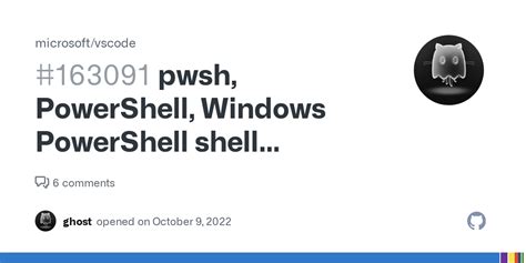 Pwsh Powershell Windows Powershell Shell Integration Failed To