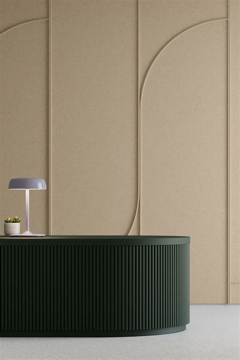 Rise Acoustic Wall Panels In Pure Wool Felt