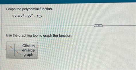 Solved Graph the polynomial function f x x³ x² x Chegg